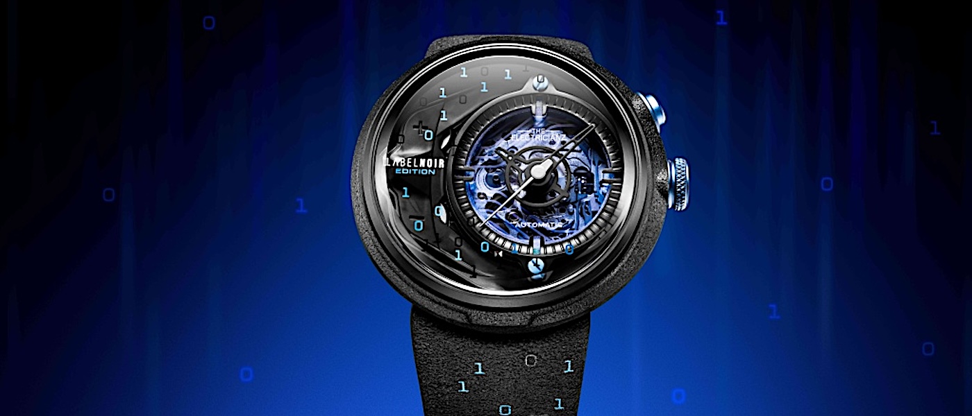 散發科技未來感的機械腕錶：The Electricianz推出Meca Line Label Noir特別版腕錶